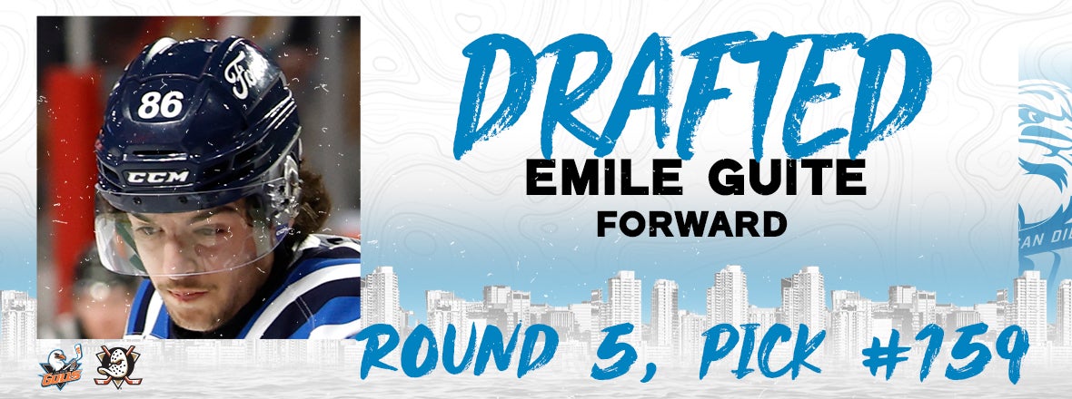 Ducks Select Forward Émile Guité 159th Overall in 2025 NHL Draft | San ...